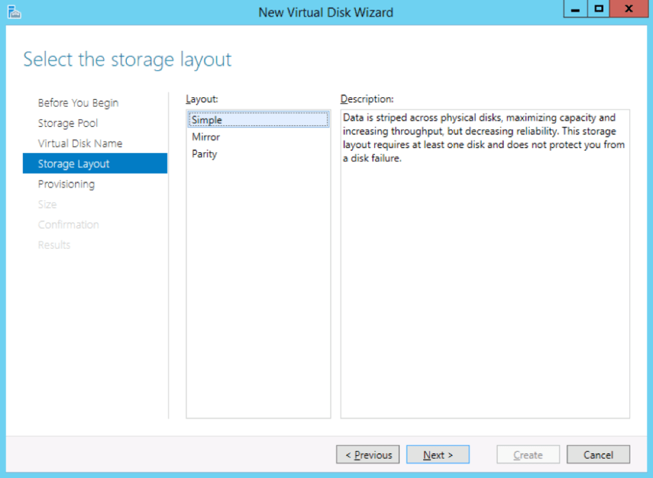 Creating Storage Pools in Azure